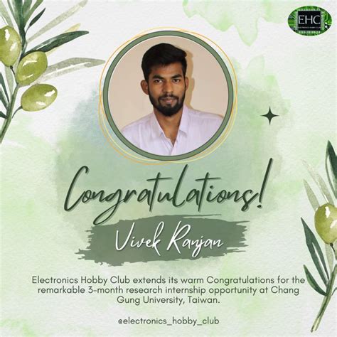 Electronics Hobby Club On Linkedin Ece Researchinternship Teep Research Nistians