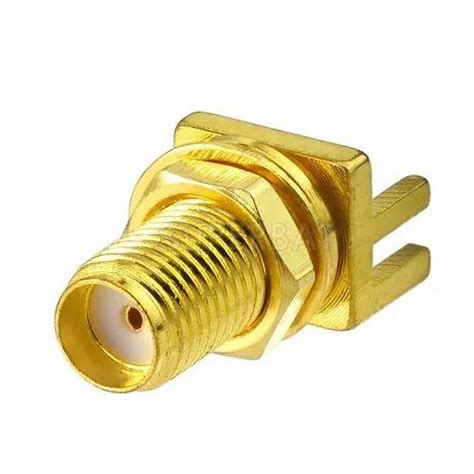 Male SMA Connector Cable Mount Contact Material Brass At Rs Piece In Pune