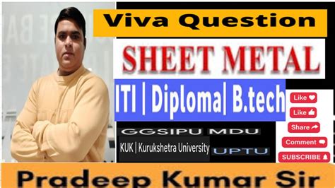 Sheet Metal And Workshop Technology Viva Questiongateggsipumdukuk Uptu By Pradeep Kumar