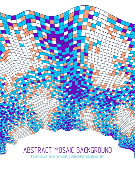 Premium Vector Beautiful Abstract 3d Vector Mosaic Background Artistic Geometric Illustration