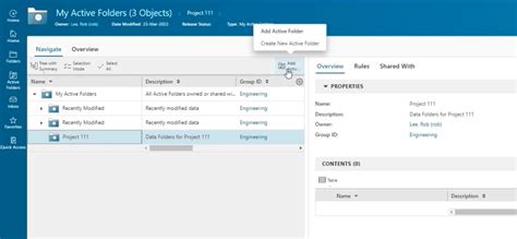 Active Workspace And Active Folders In Teamcenter