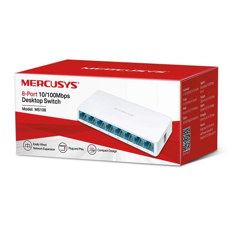 MS108 | 8-Port 10/100Mbps Desktop Switch - Welcome to MERCUSYS