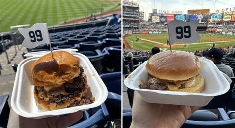 99 Burger Aaron Judge Inspired Burger Is On Yankee Stadiums Menu