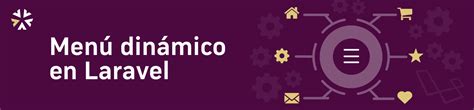 menú dinámico en laravel