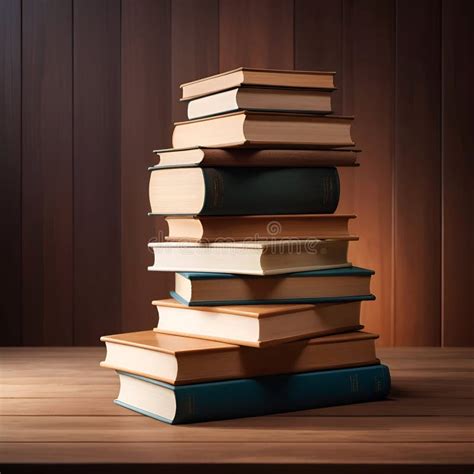 Stack Of Books Education Learning Concept Design Stock Illustration Illustration Of Space