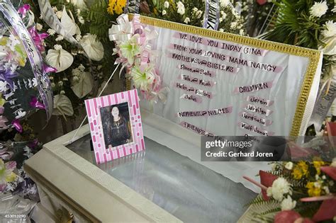 The Coffin For Gina De La Cruz A Journalist Who Worked For Saksi