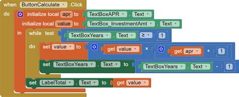 Compound Interest Calculator With A Loop MIT App Inventor Help MIT App Inventor Community