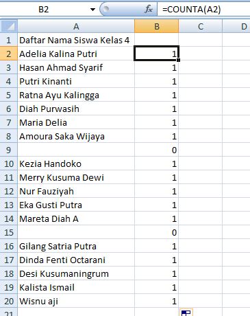 Rumus Analisis Data Menggunakan Microsoft Excel