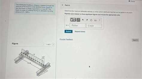 solved the distributed loading ur figure 1 passes through