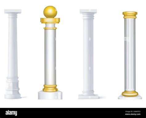 Modern Style Architectural Classic Columns Stock Vector Image And Art Alamy