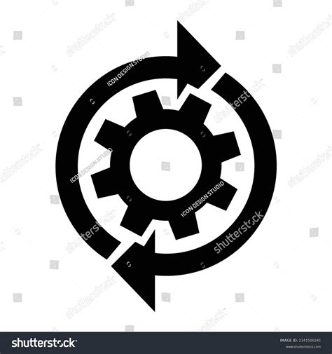 Workflow Icon Simple Element Illustration Workflow เวกเตอร์สต็อก ปลอด