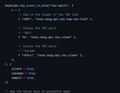 Links In The Table Of Contents Generated By Neorg Toc Dont Work