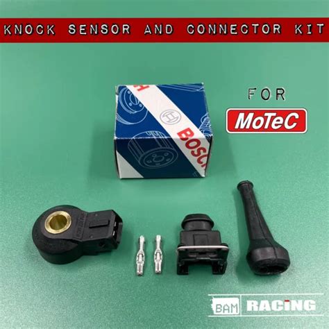 Genuine Bosch Knock Sensor And Connector Kit Motec Standalone Ecu