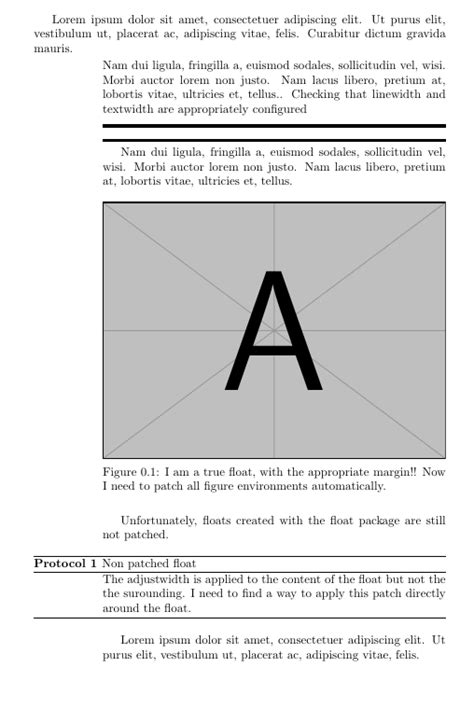 Floats Figures Does Not Respect Width Of Adjustwidth Tex Latex