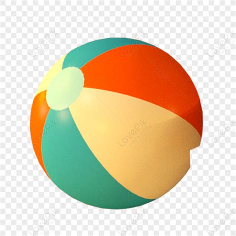 여름 일러스트 해변 현실적인 바다 공 물 풍선 바닷가 삽화 Png 일러스트 무료 다운로드 Lovepik