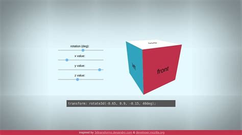 Css 3d Cube