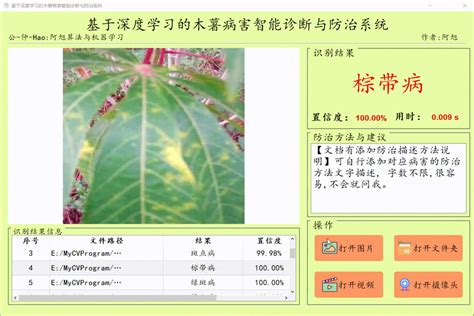 基于yolov8深度学习的木薯病害智能诊断与防治系统【python源码 pyqt5界面 数据集 训练代码】深度学习实战 阿里云开发者社区
