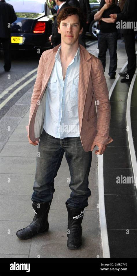 Benedict Cumberbatch Poses For The Camera At The English National