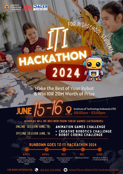 Lomba Coding Robotika “iti Hackathon” 15 16 Juni 2024 Teknik Elektro Iti