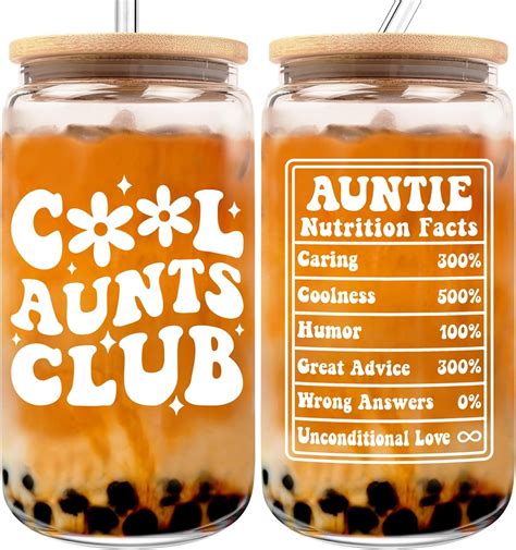 Amazon Com HEXMOZ Aunt Gifts From Niece Newphew Auntie Birthday Gifts Cool Aunt Club