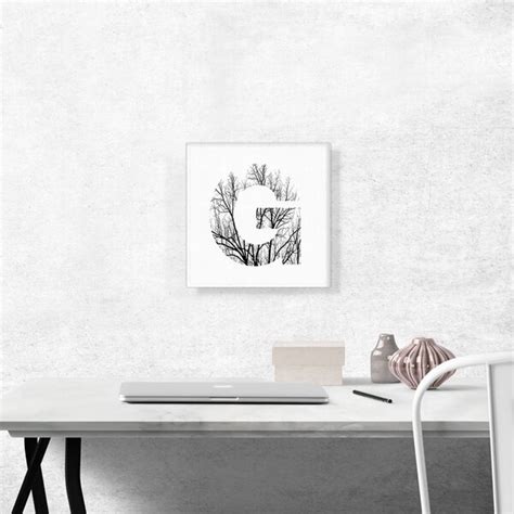 ARTCANVAS Tree Branches Alphabet Letter G On Canvas Print Wayfair
