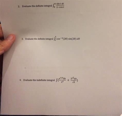 Solved Evaluate The Definite Integral Integral Pi Sin T Chegg