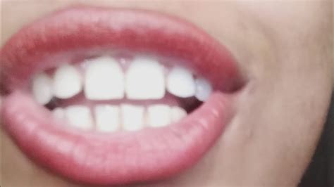 Extreme Close Up Moving Tongue Dancing Challenge Open Mouth With Tongue