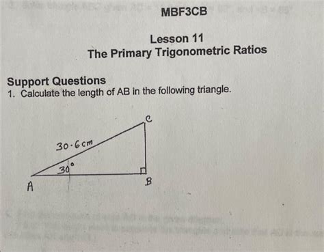 Solved Support Questions Calculate The Length Of AB In Chegg Com