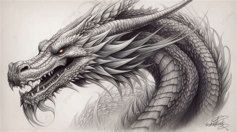 연필과 잉크로 그린 용의 머리 초상화 드래곤 그림 그리기 용 드래곤 보트 축제 배경 일러스트 및 사진 무료 다운로드 Pngtree