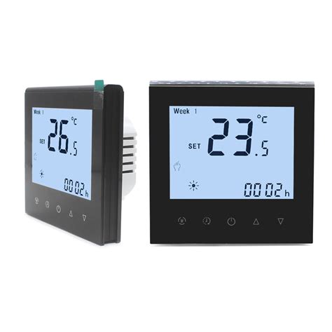 LCD Display Gas Boiler Heating Thermostat For Home China Smart Thermostat And Water Heating