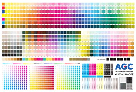 cmyk printable color chart
