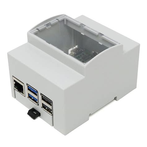 Hitaltech Raspberry Pi 5 Din Rail Case 4m Xts The Pi Hut
