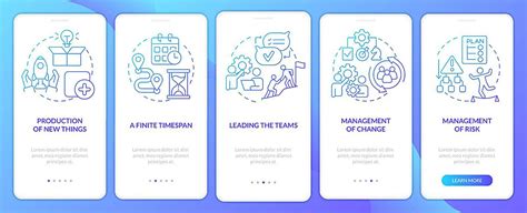 Blue Gradient Theme Mobile Onboarding Screen For Gced Goals App Vector Development Mobile