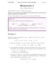 Hw Pdf CSCI Discrete Structures And Probability R Lewis Homework Due Friday March