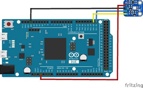 Arduino Due And Si7021 Temperature Sensor Example Electronics Arduino Arduino Sensor