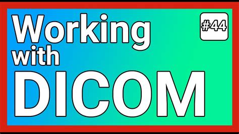 Working With Dicom Files In Python Youtube