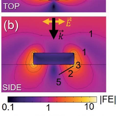 Local Field Enhancement Maps Around A H ¼ 70 Nm D ¼ 250 Nm Nanodisk At