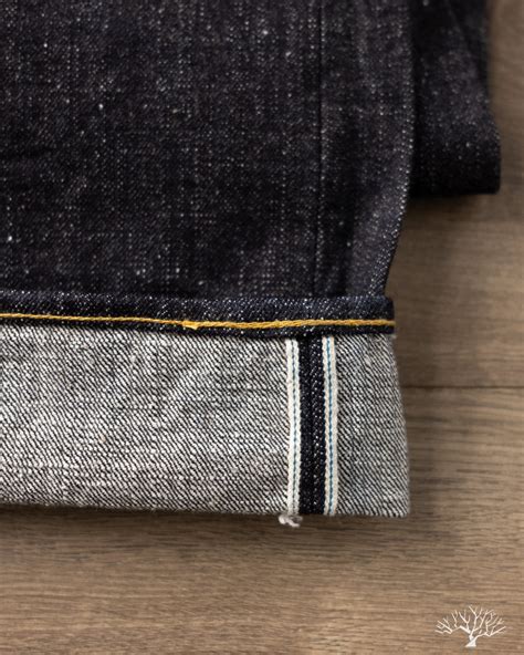 Omoto Denim 0611 15 5oz Slub Nep Relaxed Denim Withered Fig