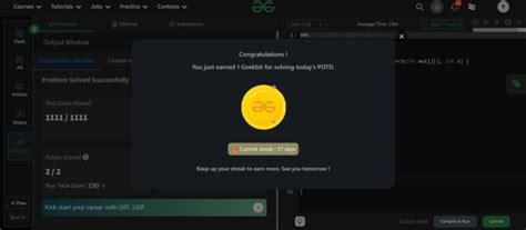 Yeshwanthraj G On Linkedin Day Potd Gfg160 Geekstreak2024