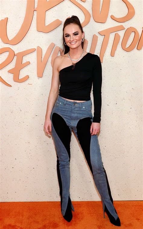 Madeline Carroll Attends Jesus Revolution Los Angeles Premiere In Hollywood