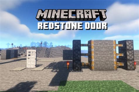 How To Make A Redstone Door In Minecraft [4 Methods] Beebom