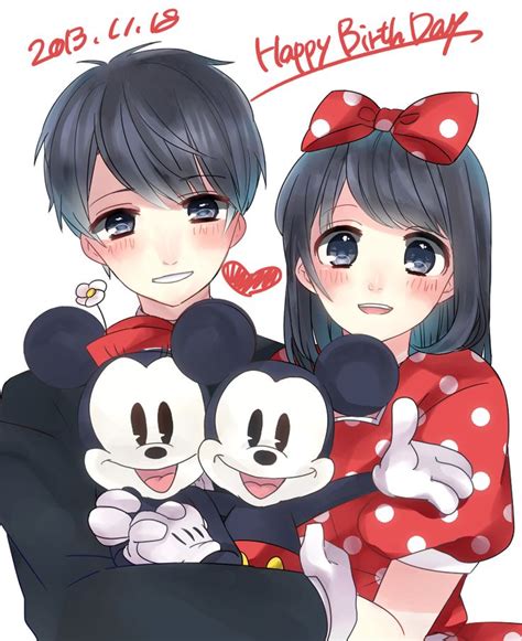 Mickey Et Minnie Mickey And Minnie As Humans Mickey Mouse Anime