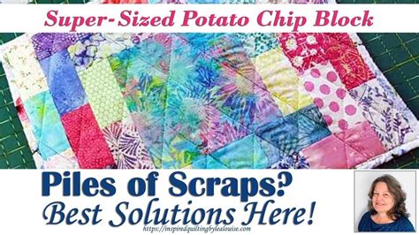 Simplest Potato Chip Block Step By Step Tutorial Easy Mini Quilt