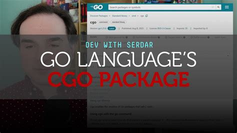How To Use The Go Language S Cgo Package To Interface With C YouTube