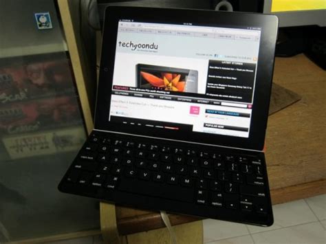 Goondu Review Logitech Ultrathin Keyboard Cover Techgoondu