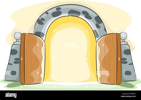 Open Gate Cartoon
