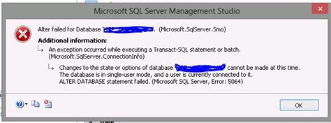 Sql Cant Drop Db In Single User Mode Stack Overflow