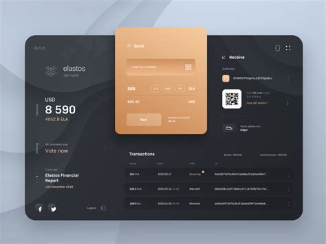 Elastos Wallet by Sèrgi Mi for Fireart Studio on Dribbble