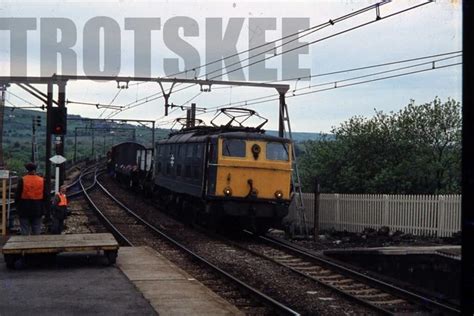 35mm Slide Br British Railway Electric Loco Class 76 76051 Dinting 1979