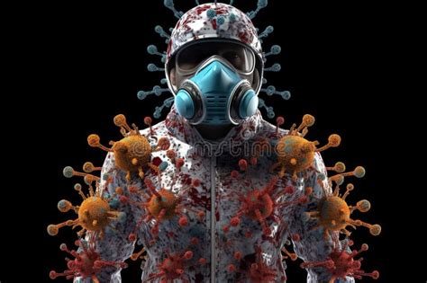 Virus Non Cellular Infectious Agent Bacteria Resposible Influenza Dangerous Flu Strain